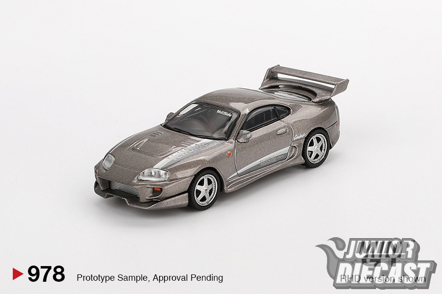 Mini GT TOYOTA SUPRA MK4 (A80) VEILSIDE COMBAT V-II GREY 201
