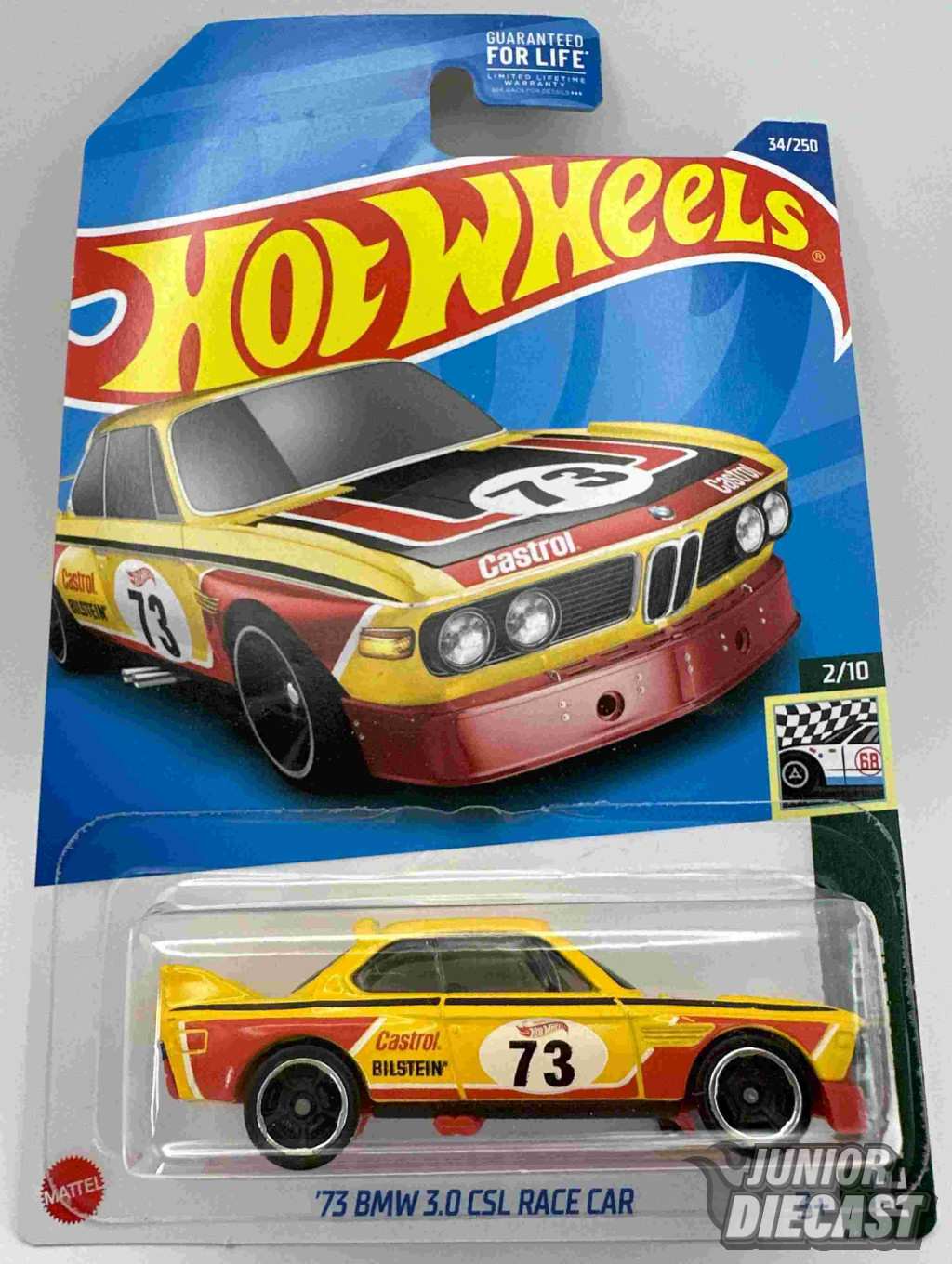 Hot Wheels '73 BMW 3.0 CSL Race Car - Junior Diecast