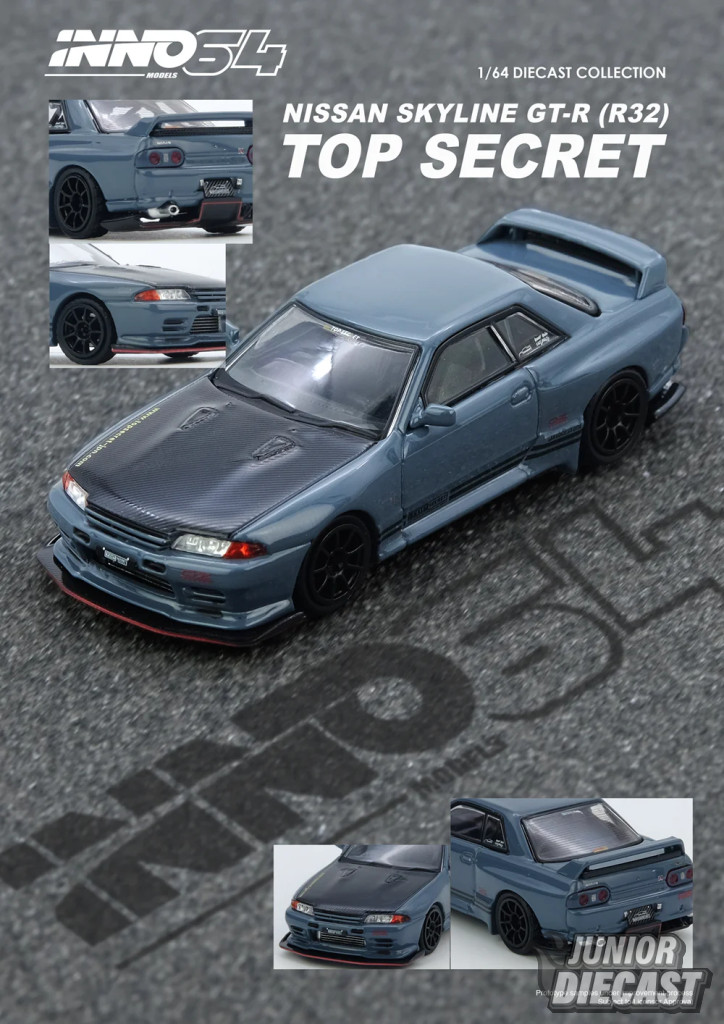 INNO 64 Top Secret R32 GT-R - Junior Diecast